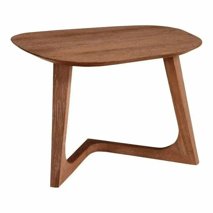 24 Inch End Table Brown Mid-Century Modern - LOOMLAN