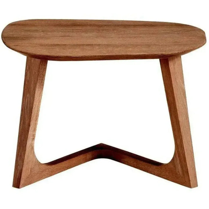 24 Inch End Table Brown Mid-Century Modern - LOOMLAN
