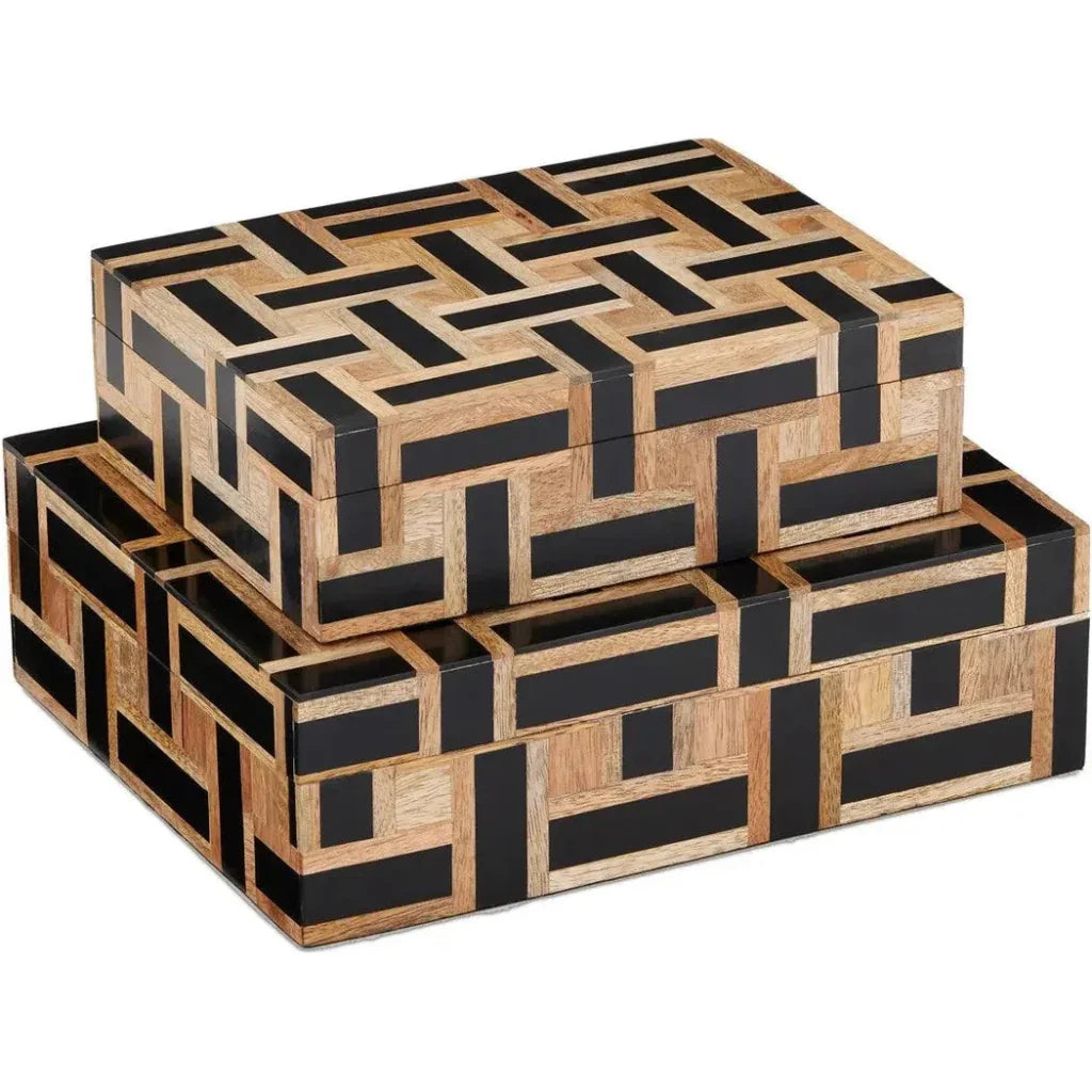 Composite and Wood Black Box Set | LOOMLAN