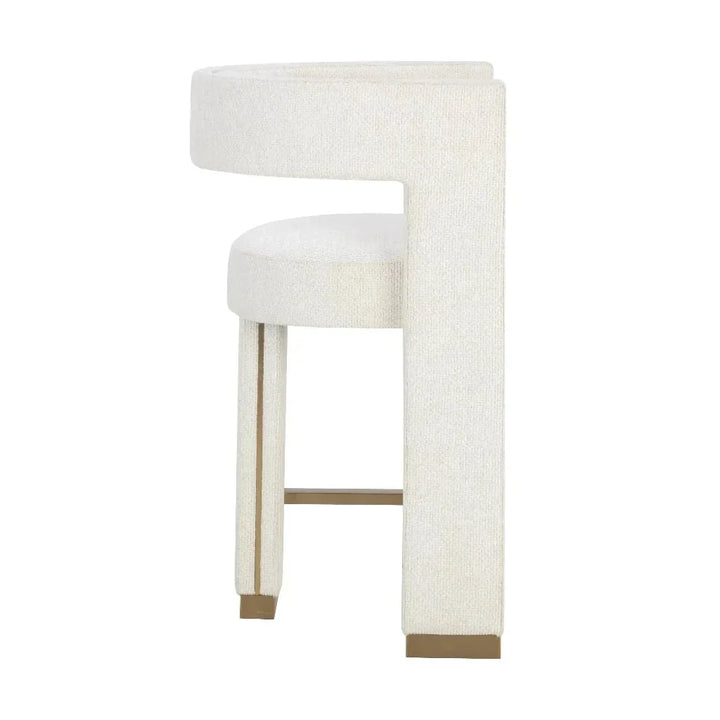 Adamina Performance Fabric Counter Stool - LOOMLAN