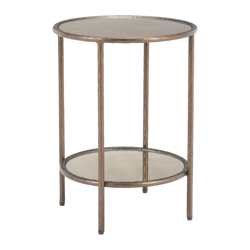 Get Anelli Side Table Bronze Modern Elegance For Any Room – LOOMLAN