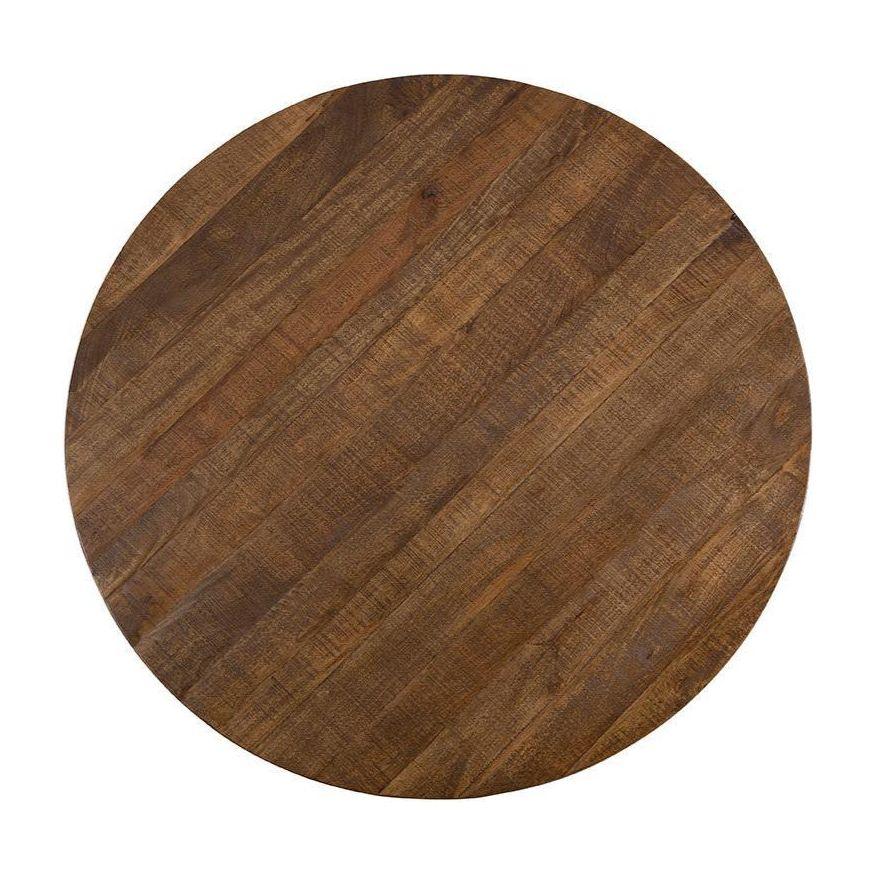 Bridgerton Natural Wooden Round Dining Table - LOOMLAN