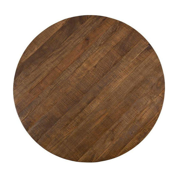 Bridgerton Natural Wooden Round Dining Table - LOOMLAN