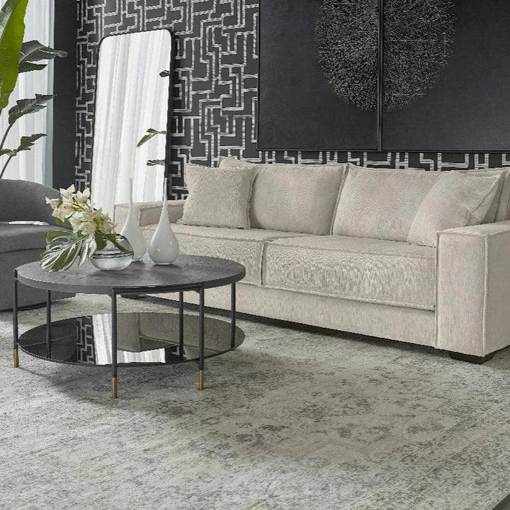 Calista Fabric Sofa - LOOMLAN