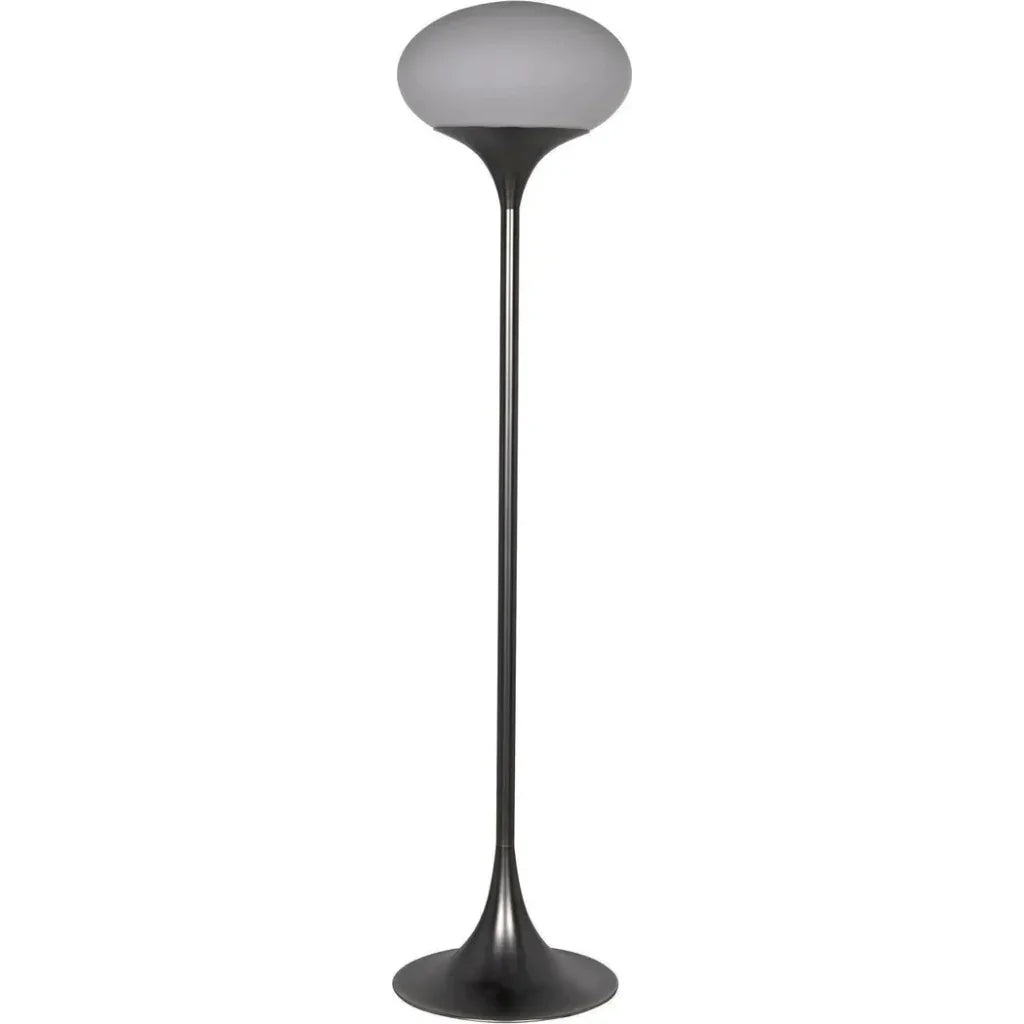 Drop Floor Lamp, Gun Metal Finish - LOOMLAN