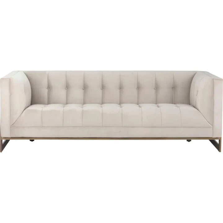 Ekon Fabric Streamlined Sofa - LOOMLAN