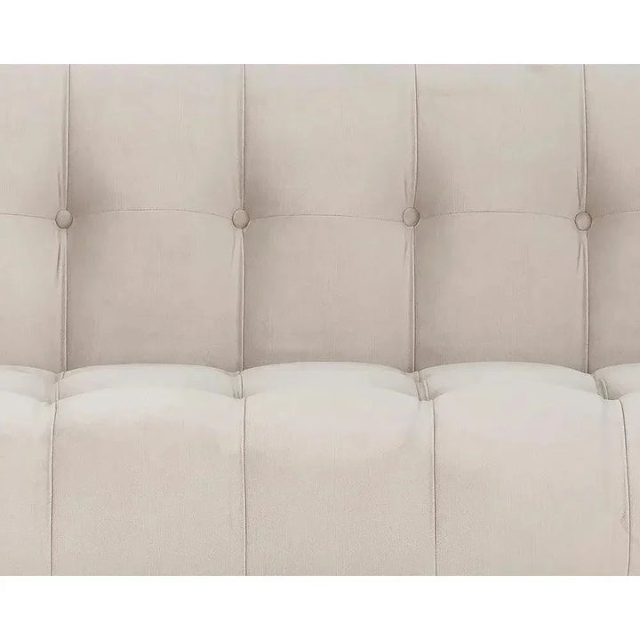 Ekon Fabric Streamlined Sofa - LOOMLAN