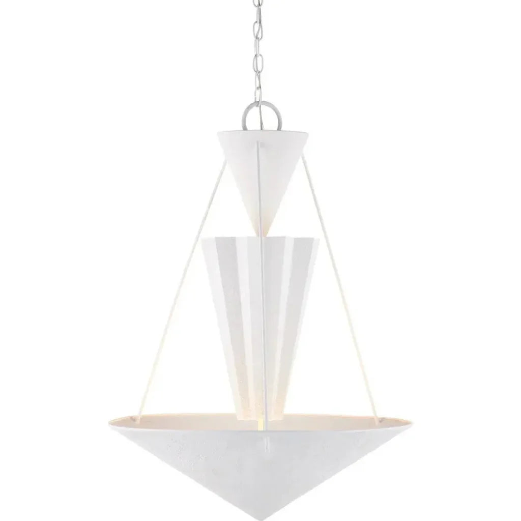 Empyrean Iron White Chandelier - LOOMLAN