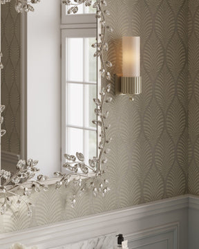 Get Forget-Me-Not Mirror with Crystal Elegance – LOOMLAN