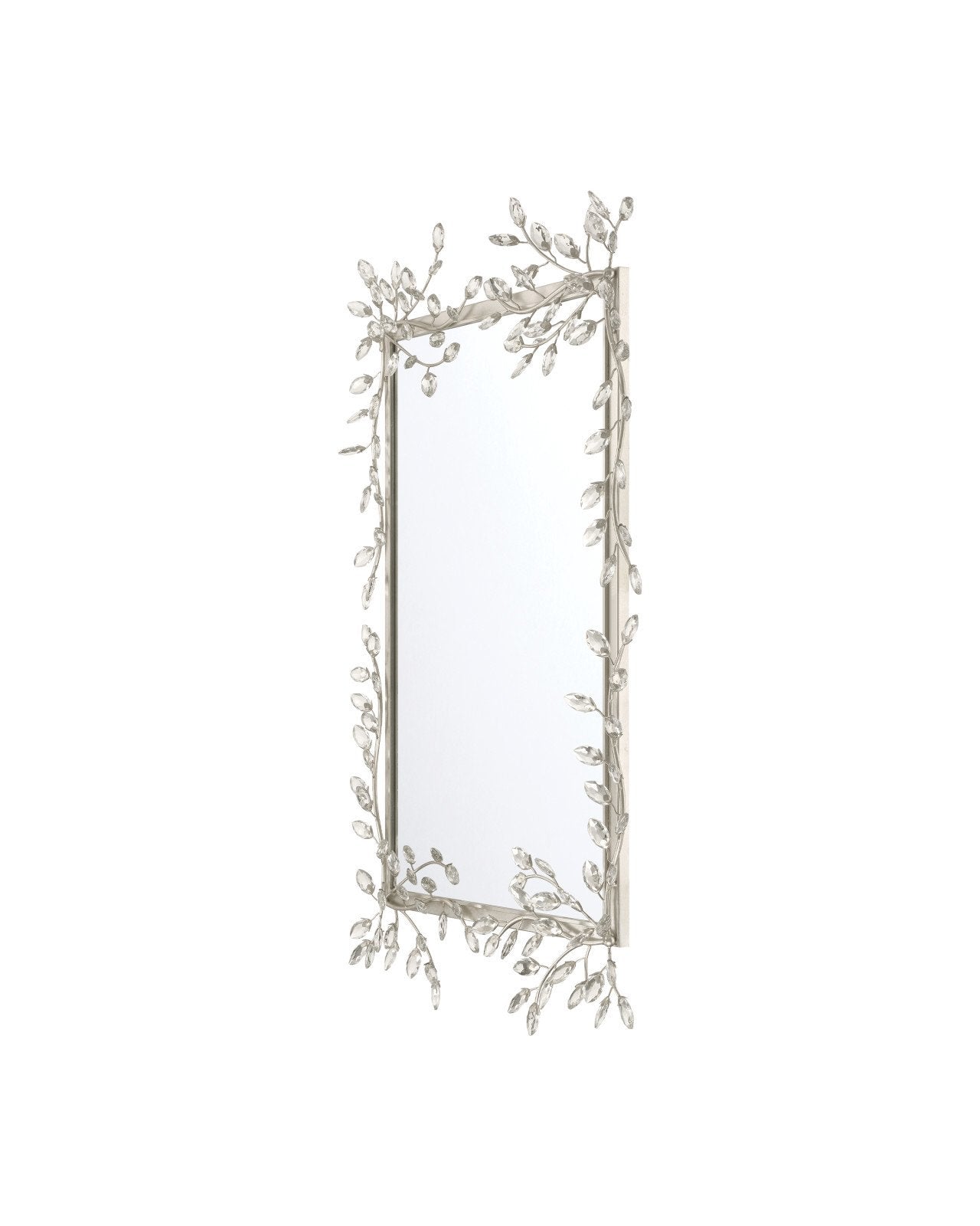 Get Forget-Me-Not Mirror with Crystal Elegance – LOOMLAN