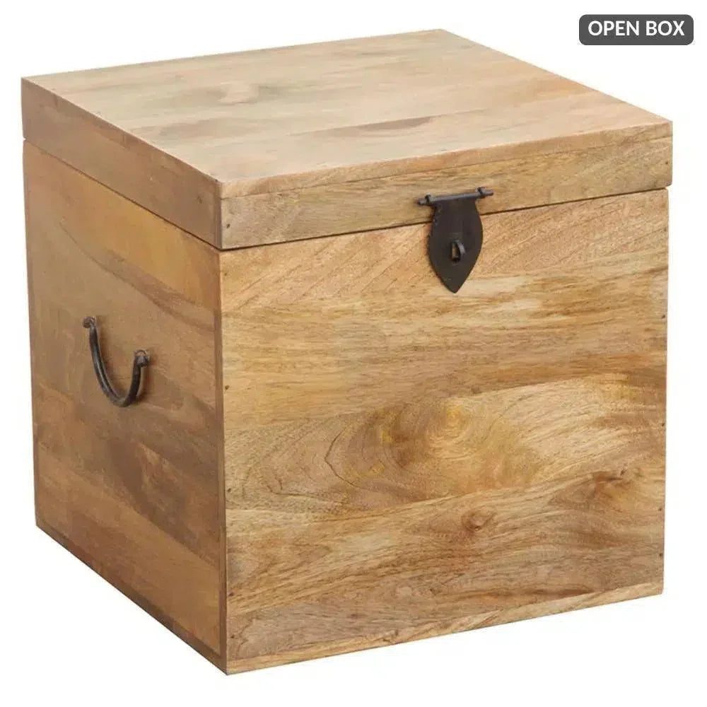 Galvessa Storage Cube Trunk Farmhouse - LOOMLAN