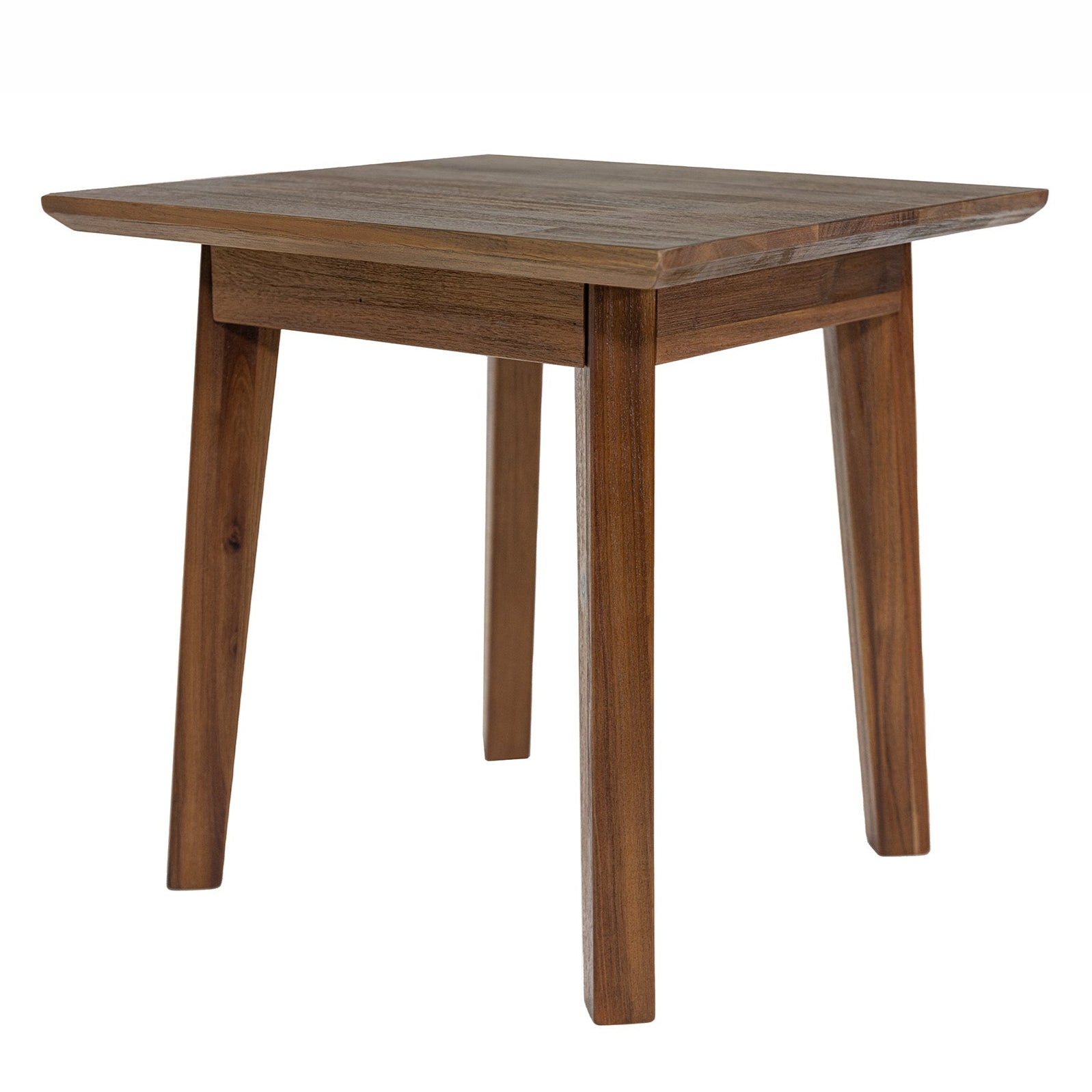 Get Gia Side Table Warm Pecan Stylish Rustic Design – LOOMLAN