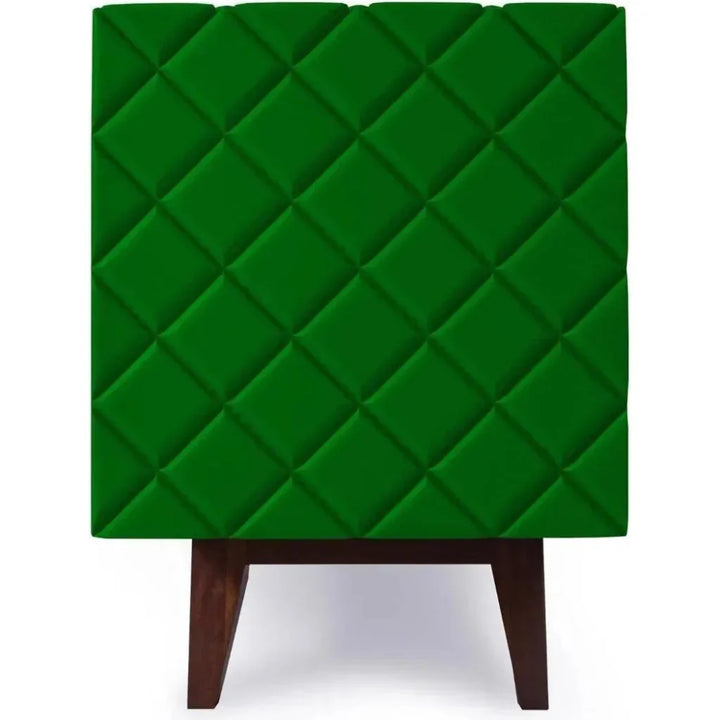 81-Inch Hand-Carved Green Wood Credenza | LOOMLAN
