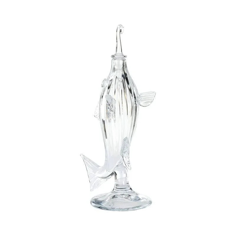 Hand Blown Made Fish Decanter Sculpture - LOOMLAN