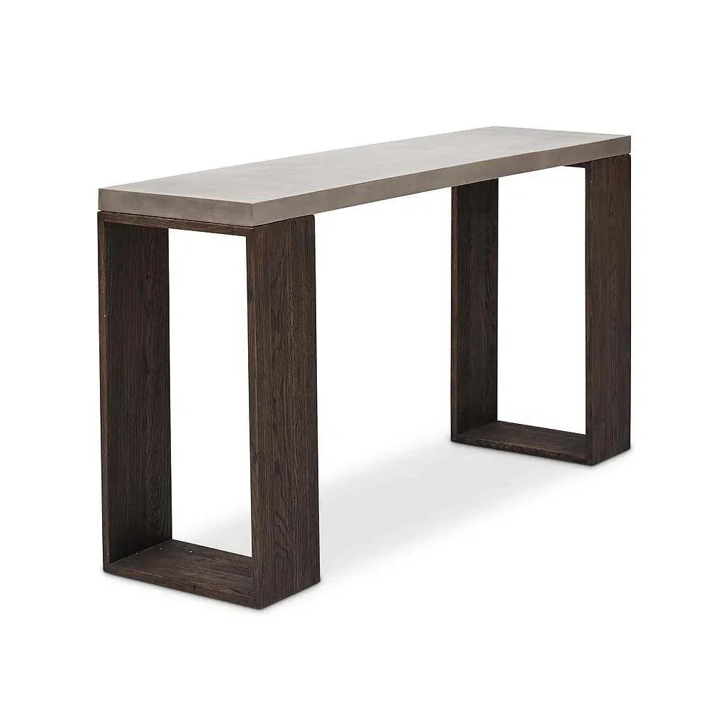 Heritage Fiber Reinforced Concrete Sofa Table - LOOMLAN
