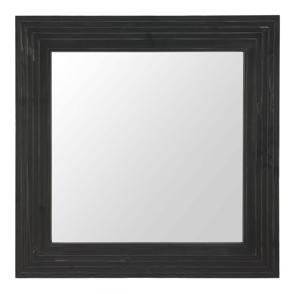 Get Kare Mirror Black Modern Design With Premium Finish – LOOMLAN