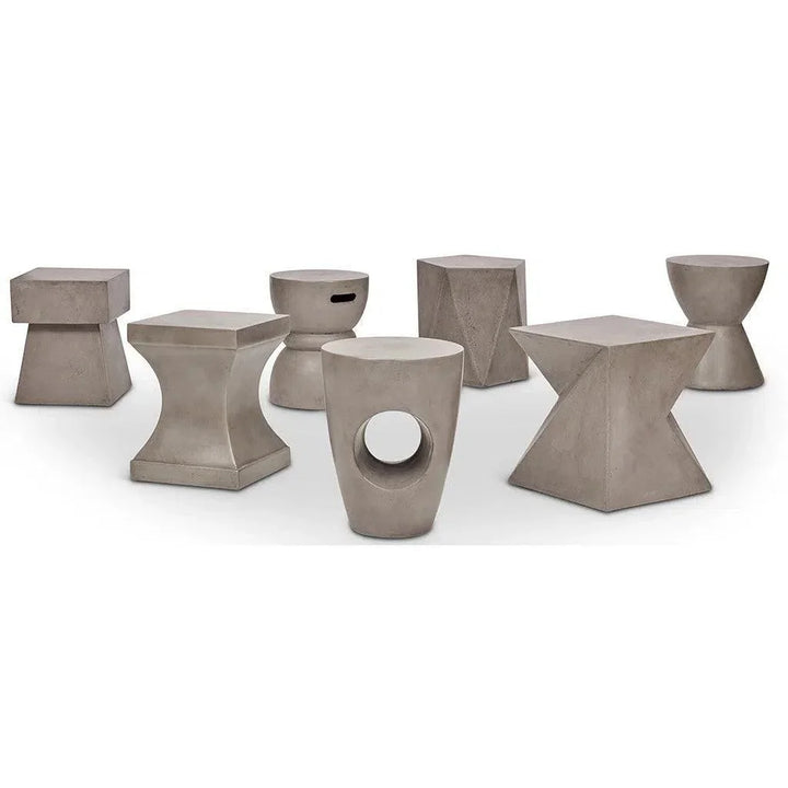 Kelson Fiber Reinforced Concrete Side Table - LOOMLAN