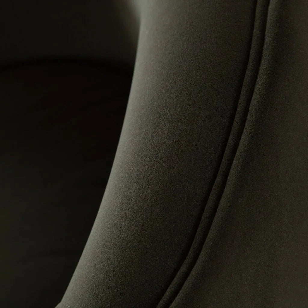 Leyah Performance Velvet Green Accent Chair - LOOMLAN