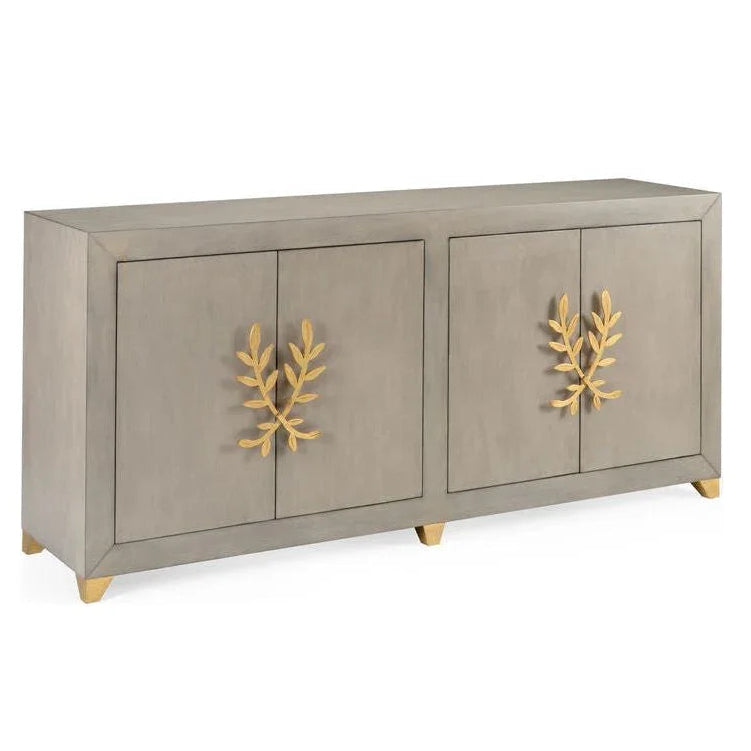 Longleaf Weathered Gray Finish Sideboard - LOOMLAN