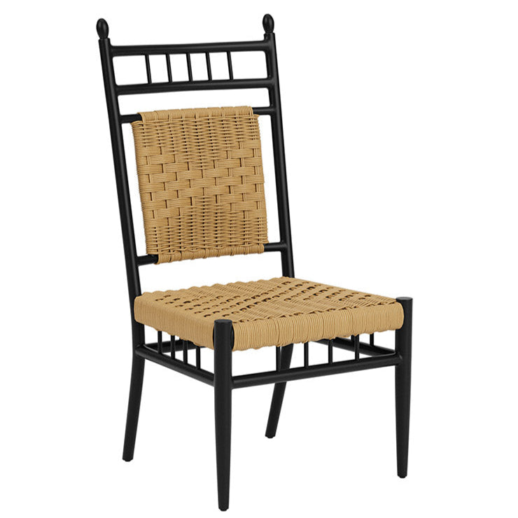 Low Country Dining Chair Premium Wicker Furniture - LOOMLAN