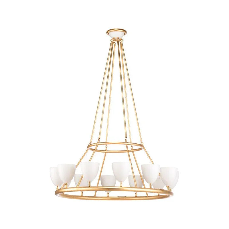 Marilyn Luxurious Gold Chandelier - LOOMLAN