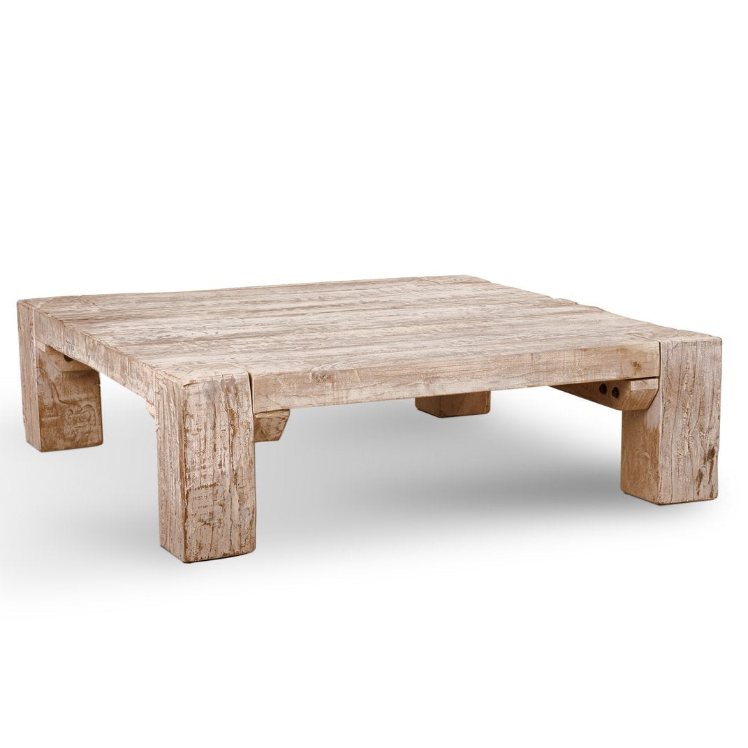 Get McArthur Square Coffee Table Reclaimed Wood 48x48 – LOOMLAN
