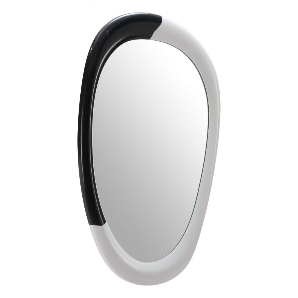 Get Muna Mirror White & Black Modern Wood Frame Design – LOOMLAN