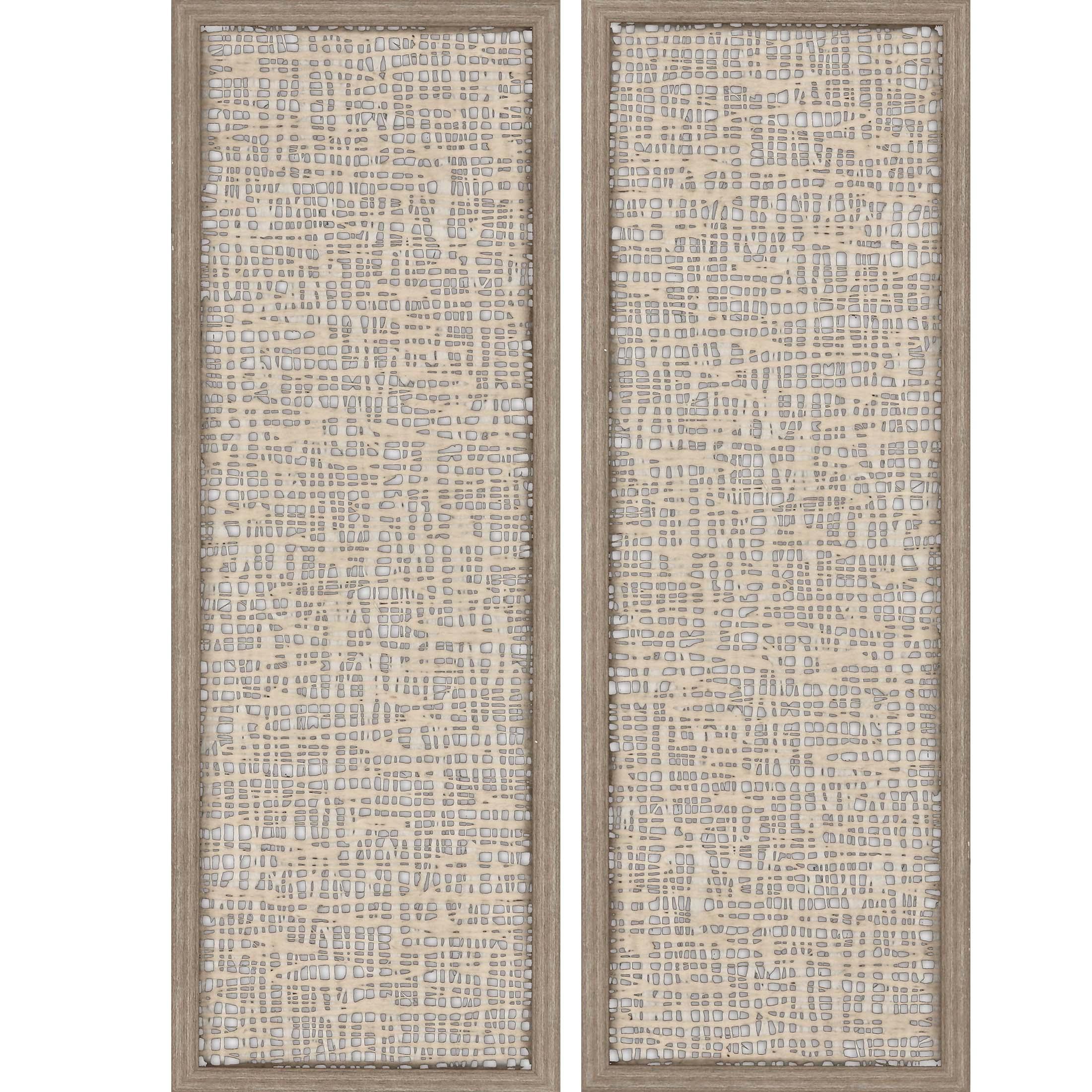 Get Natural Texture S/2 Handmade Mixed Media Wall Art – LOOMLAN