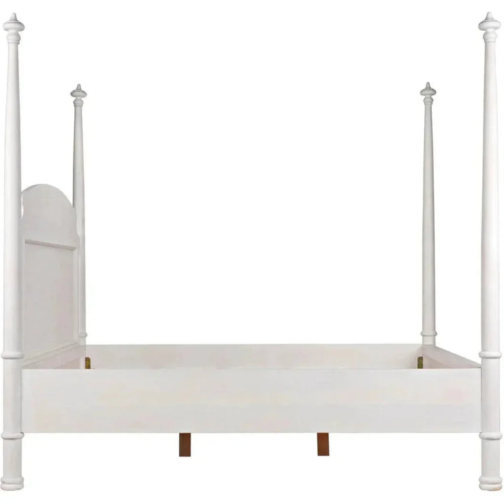 New Douglas Wood White Washed Bed Frame - LOOMLAN