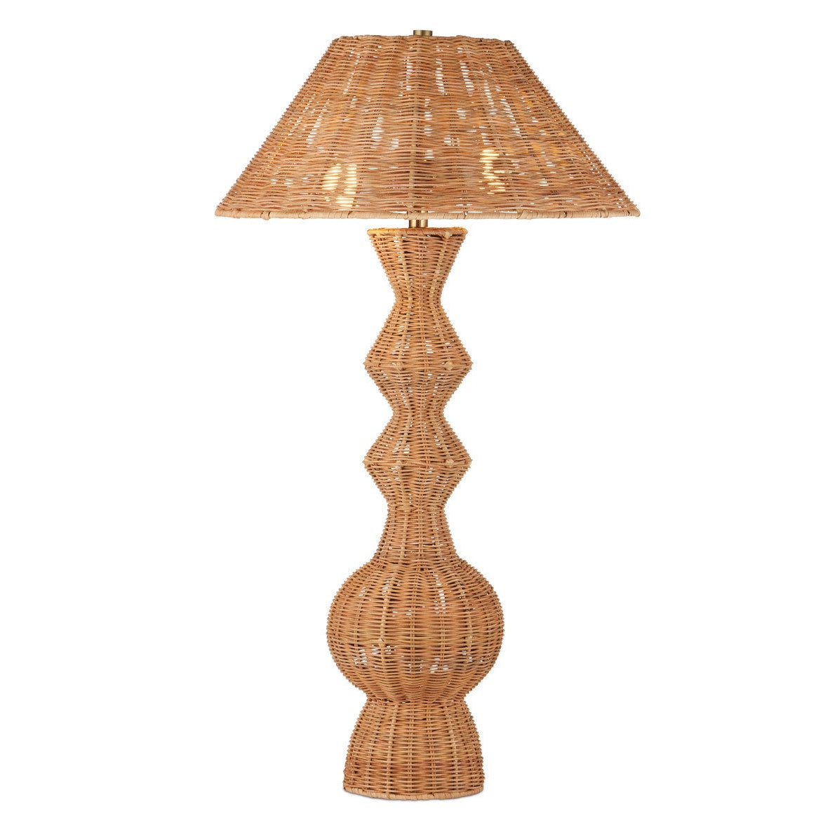 Get Nirvana Natural Rattan Table Lamp Warm Illumination – LOOMLAN