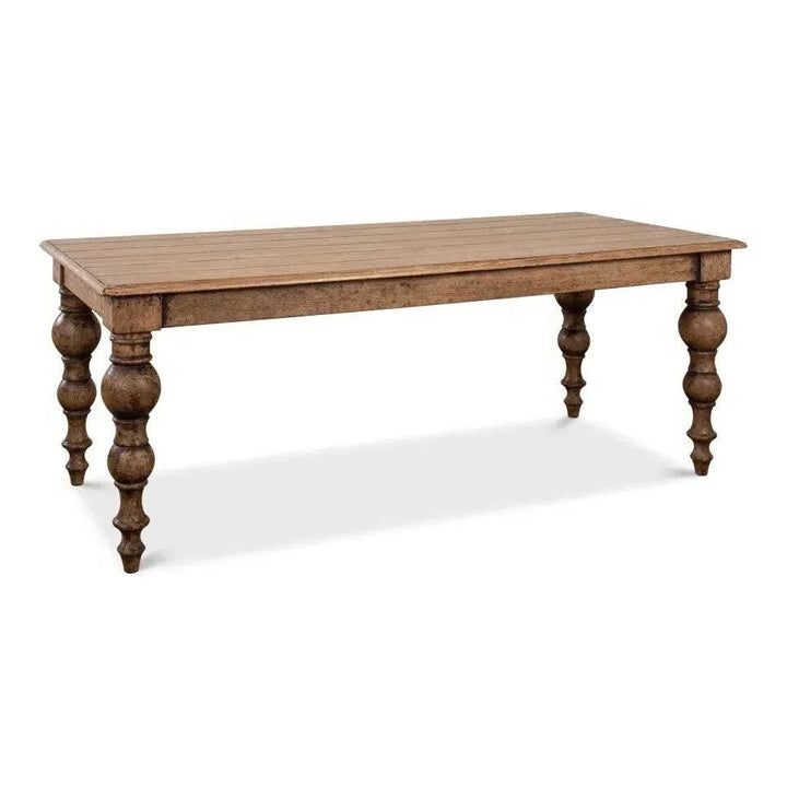 Oak Dining Table 84 Inch Seats 8 | LOOMLAN