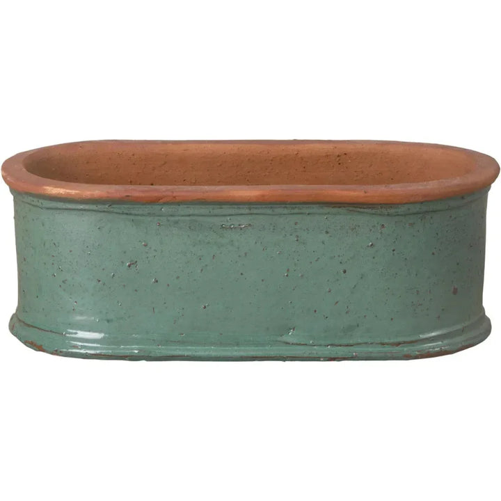 Oval Window Box Ceramic Planter - LOOMLAN