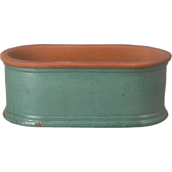 Oval Window Box Ceramic Planter - LOOMLAN