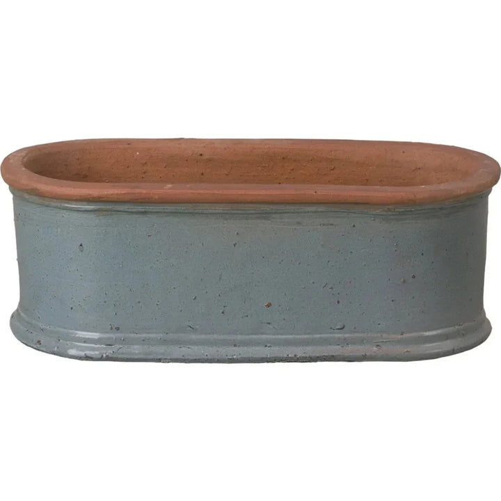Oval Window Box Ceramic Planter - LOOMLAN