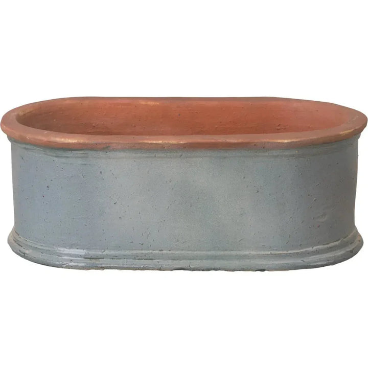Oval Window Box Ceramic Planter - LOOMLAN
