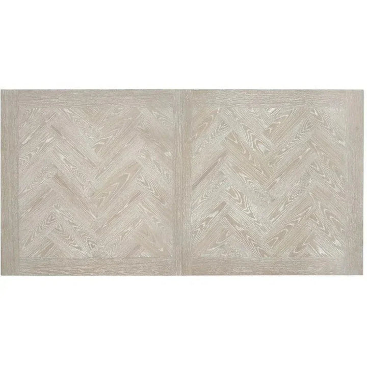 Panama Wood Extendable Dining Table Set for 6 - LOOMLAN