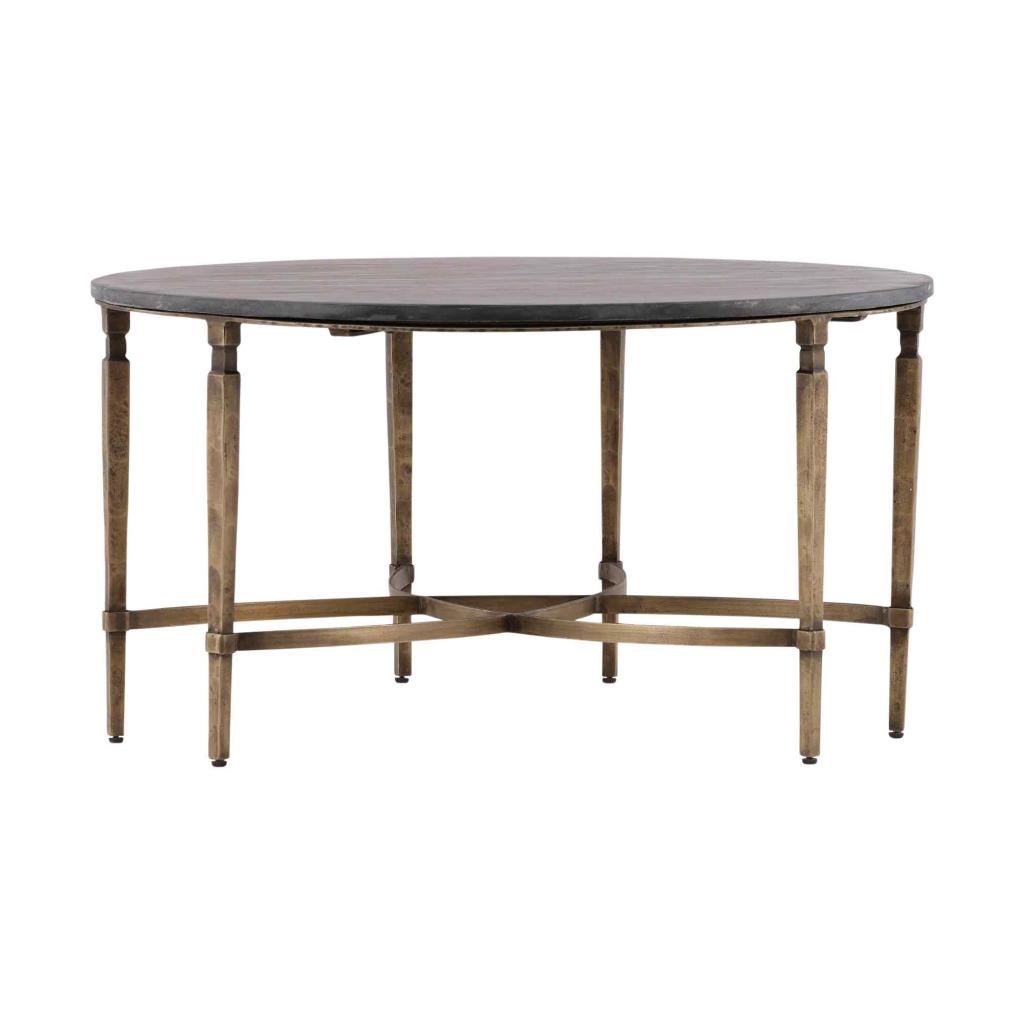 Get Pasadena Coffee Table Modern Elegance With Gold Base – LOOMLAN