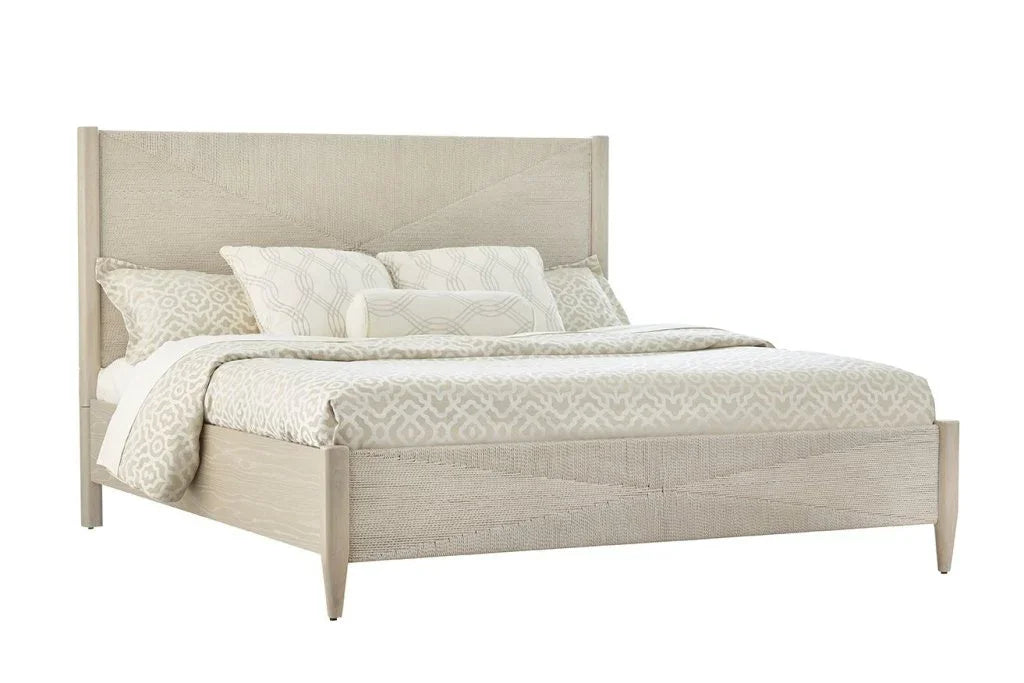Pearl Soft Light Sand Finish Woven Complete Bed - LOOMLAN
