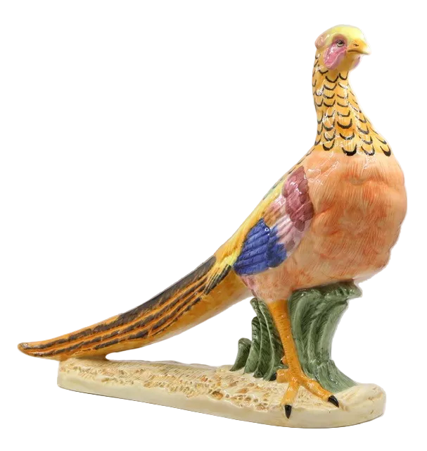 Get Painted Pheasant Ceramic Figurine With Elegant Design – LOOMLAN