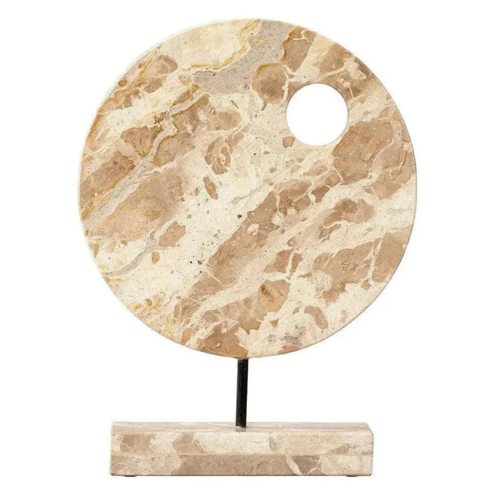 Satellite Marble and Iron Cream Stand - LOOMLAN