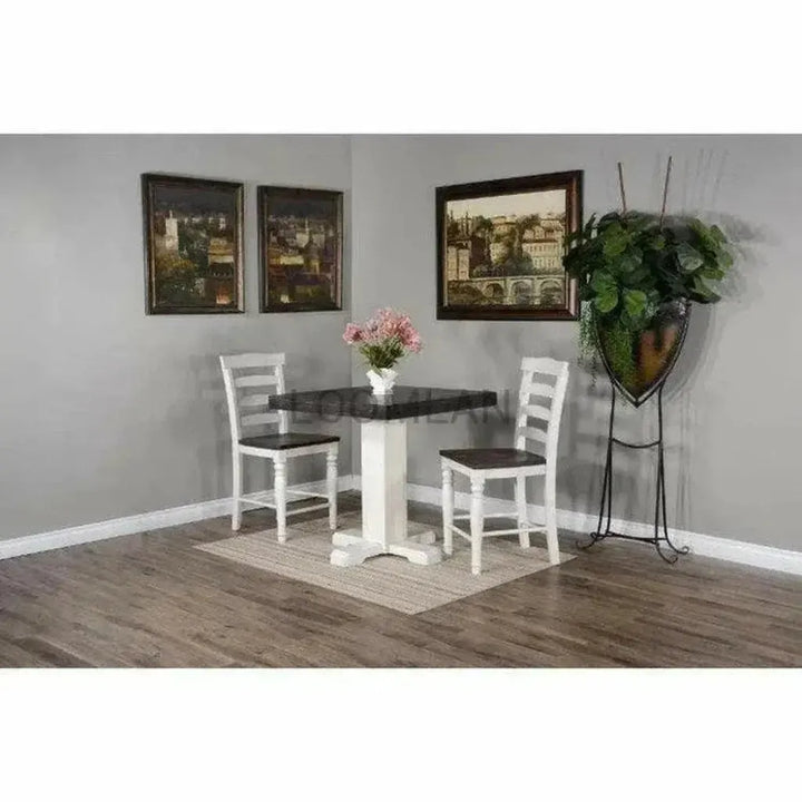 Square Adjustable Height Pub Table - LOOMLAN