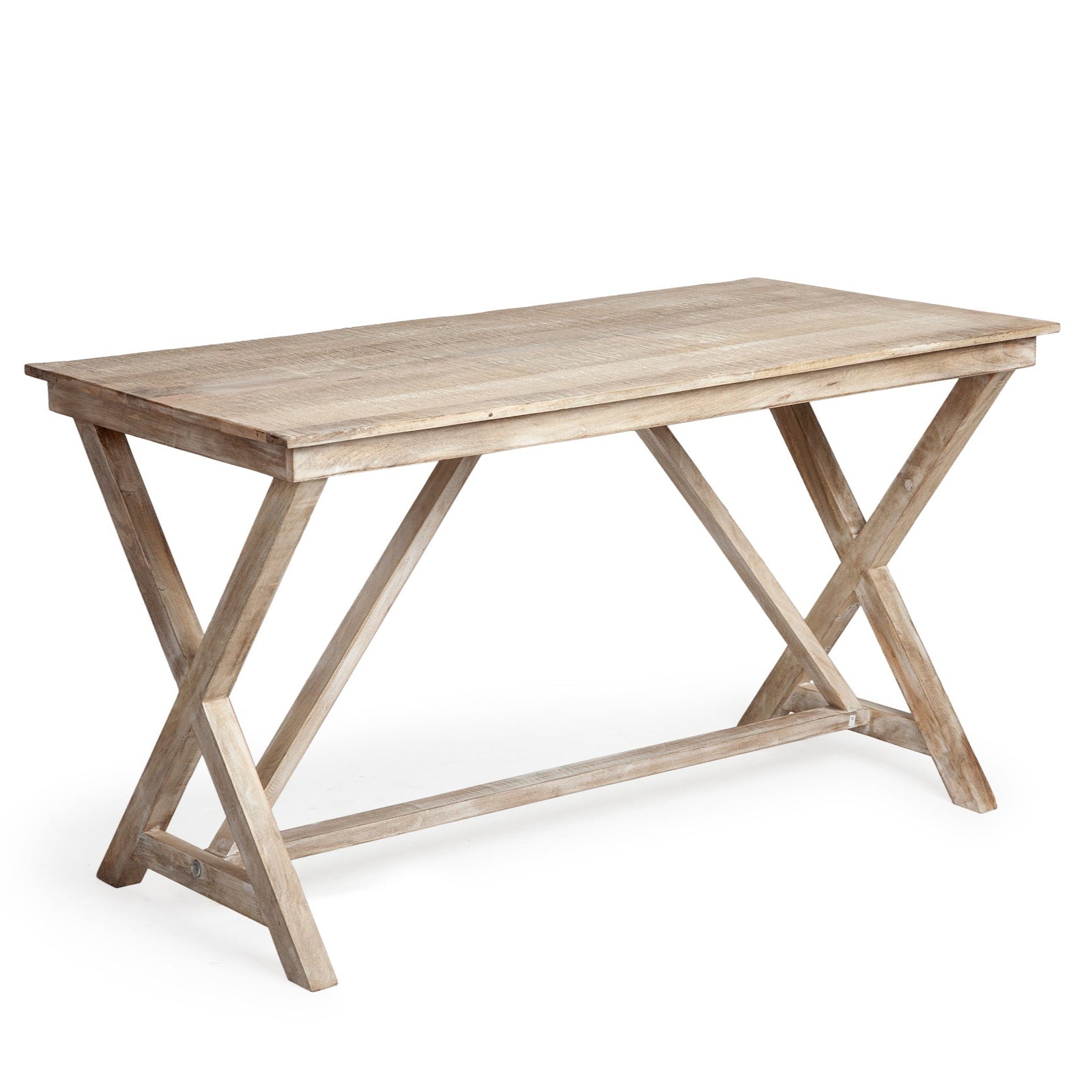 Get Tracy X Frame Wooden Desk With Unique X-Shaped Legs – LOOMLAN