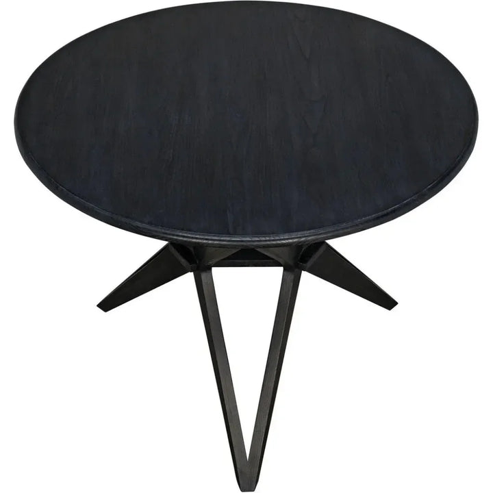 Victor Wood Round Dining Table - LOOMLAN