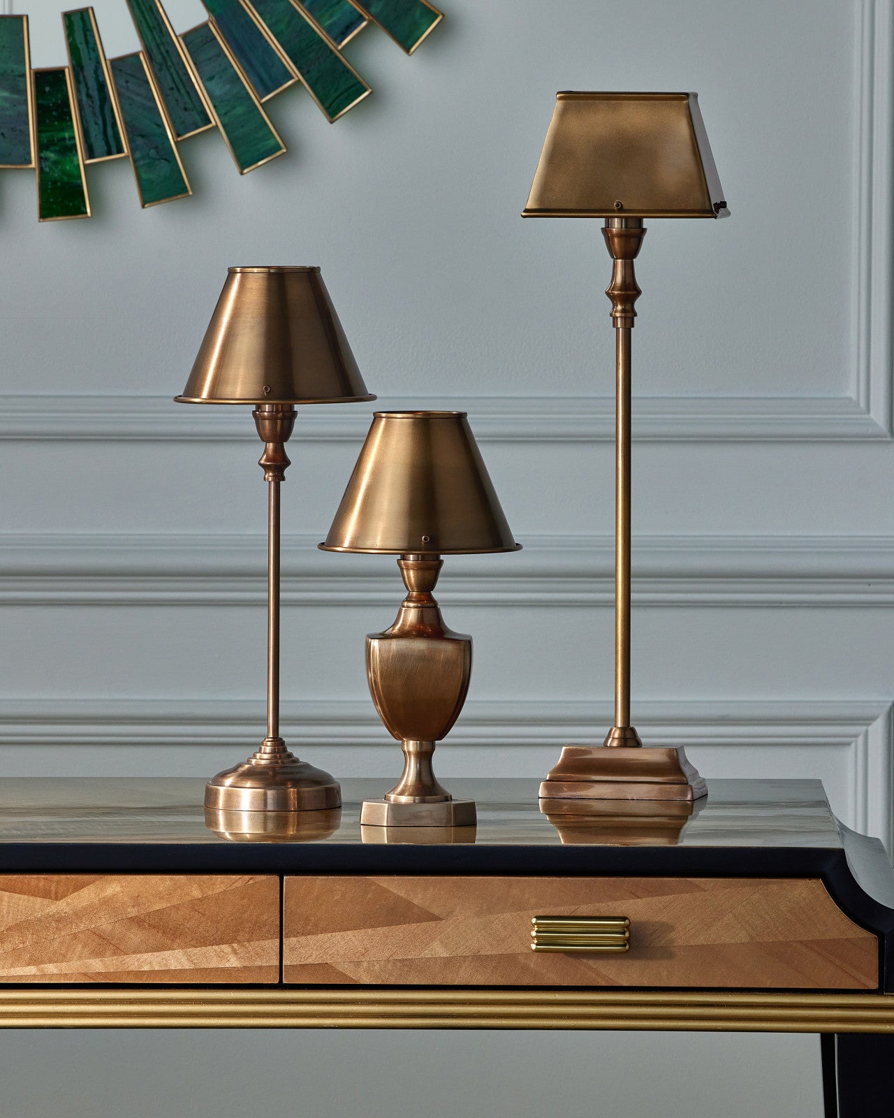 Get Waddill Brass Table Lamp Elegant Antique Finish – LOOMLAN