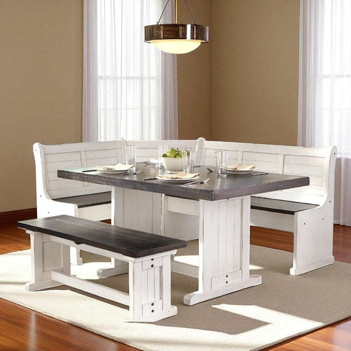 Corner Breakfast Nook Dining Set with Storage | LOOMLAN