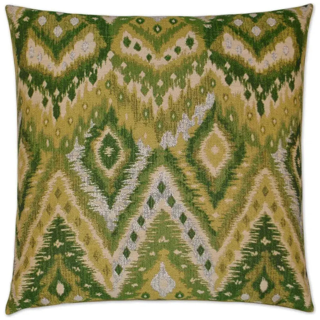 Zahara Grass Green Throw Pillow With Insert - LOOMLAN